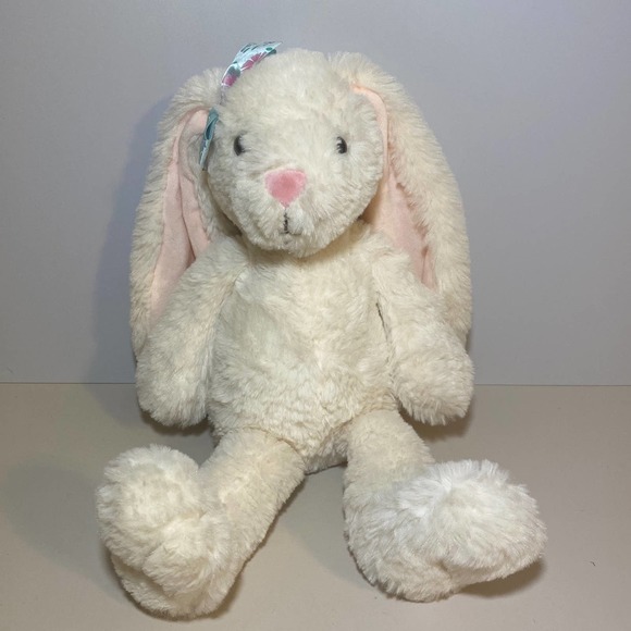 Mty | Toys | 5 Dan Dee Bunny Plush White Rabbit Pink Floppy Ears ...